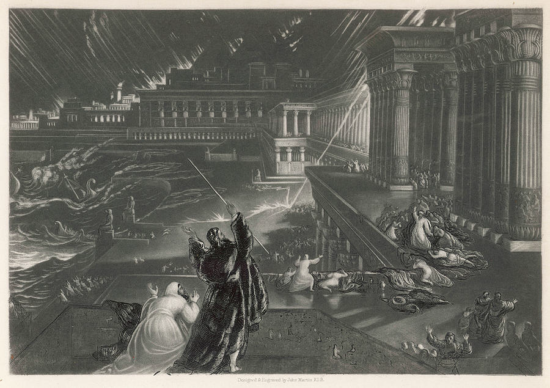 God brings a devastating plague of hail upon Egypt to ensure the world ...