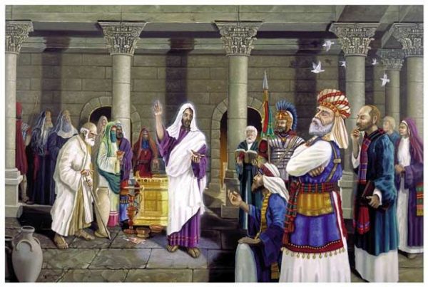 Jesus proclaims Seven Woes on the Teachers of the Law and the Pharisees ...